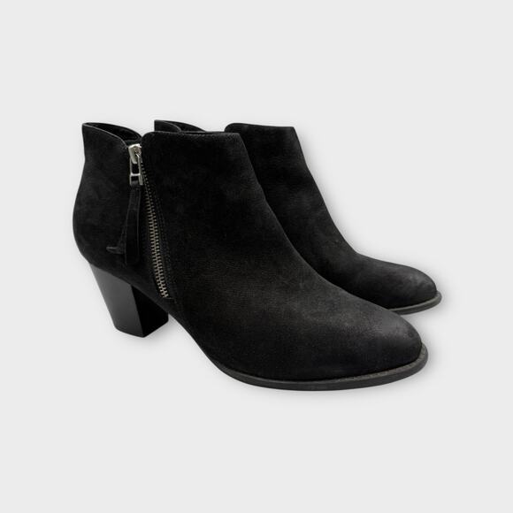 Vionic | Shoes | Vionic 322 Sterling Black Leather Ankle Boot Womens ...